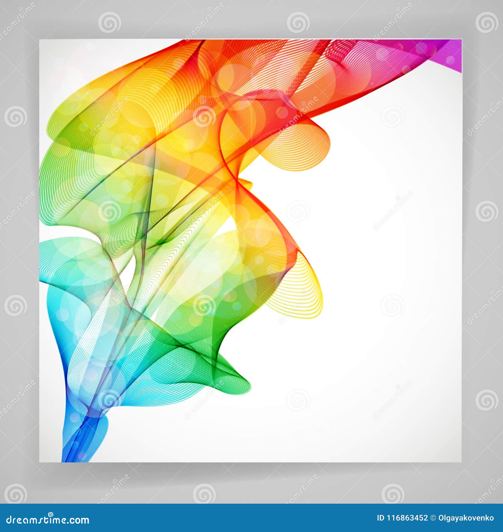 Multicolor Abstract Bright Background. Elements for Design Stock Vector ...