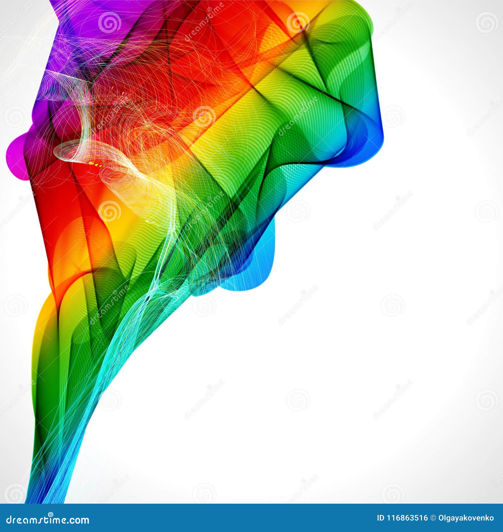 Multicolor Abstract Bright Background. Elements for Design Stock Vector ...