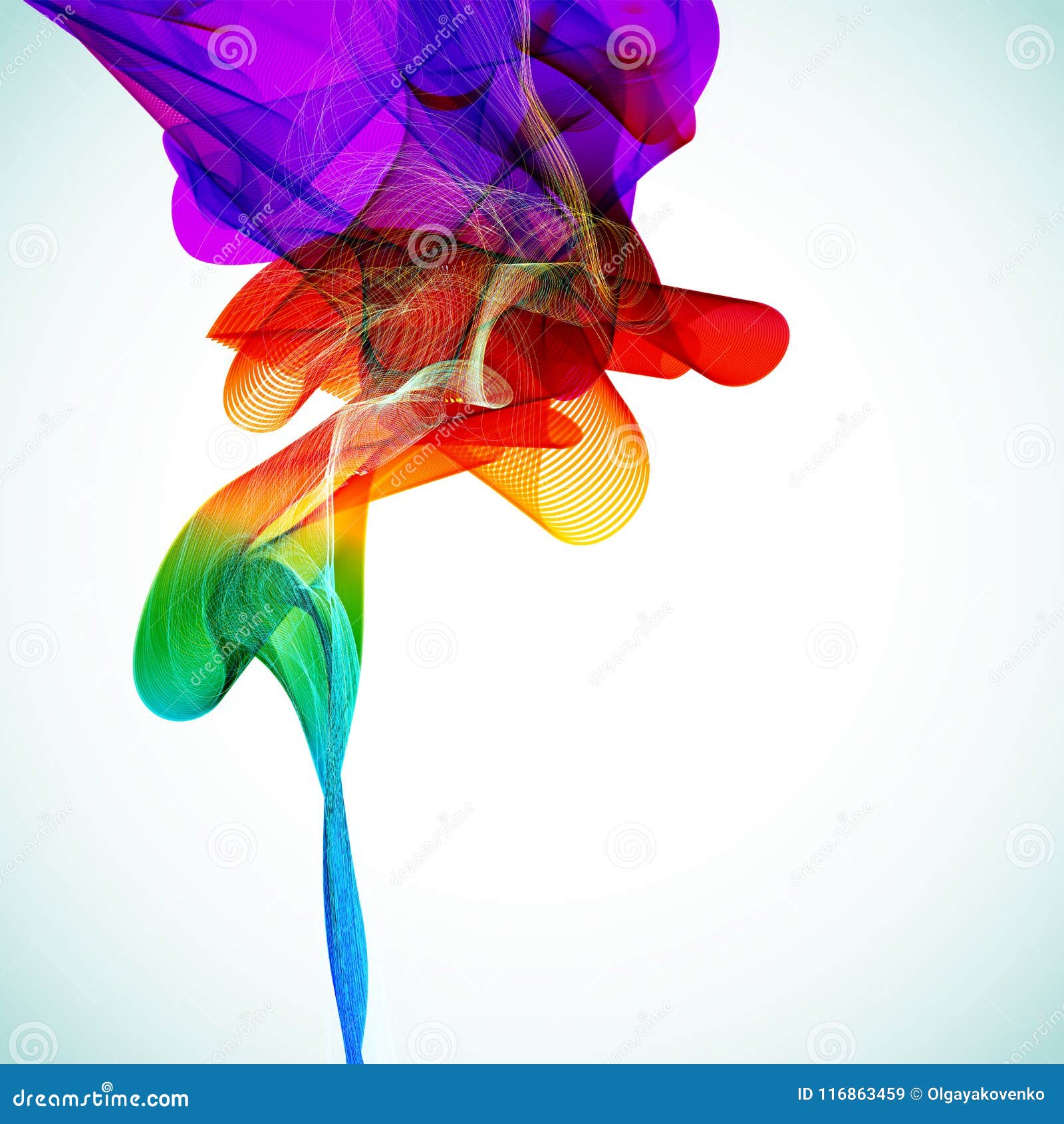 Multicolor Abstract Bright Background. Elements for Design Stock Vector ...