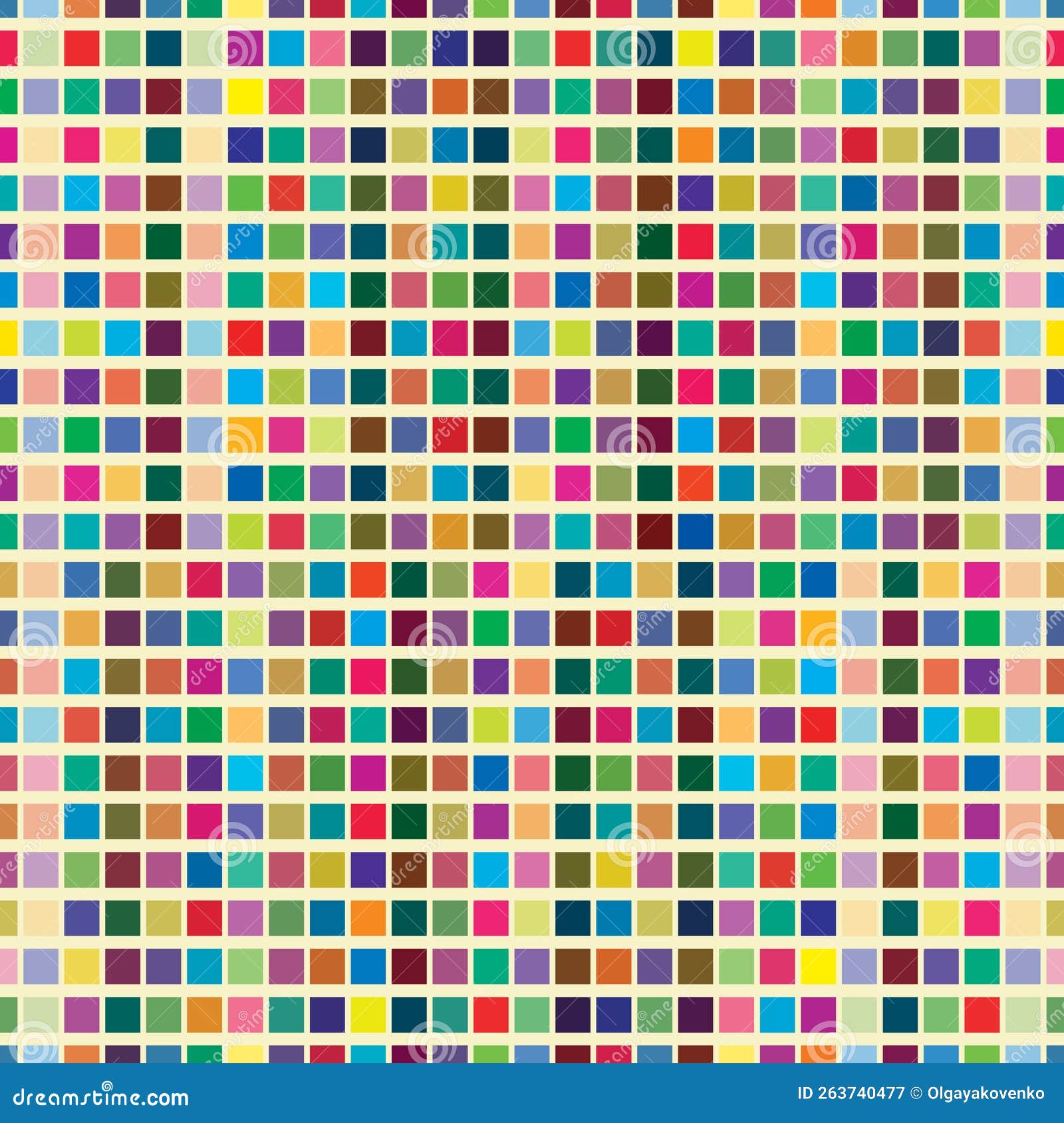 Multicolor Abstract Bright Background with Squares. Elements for Design ...