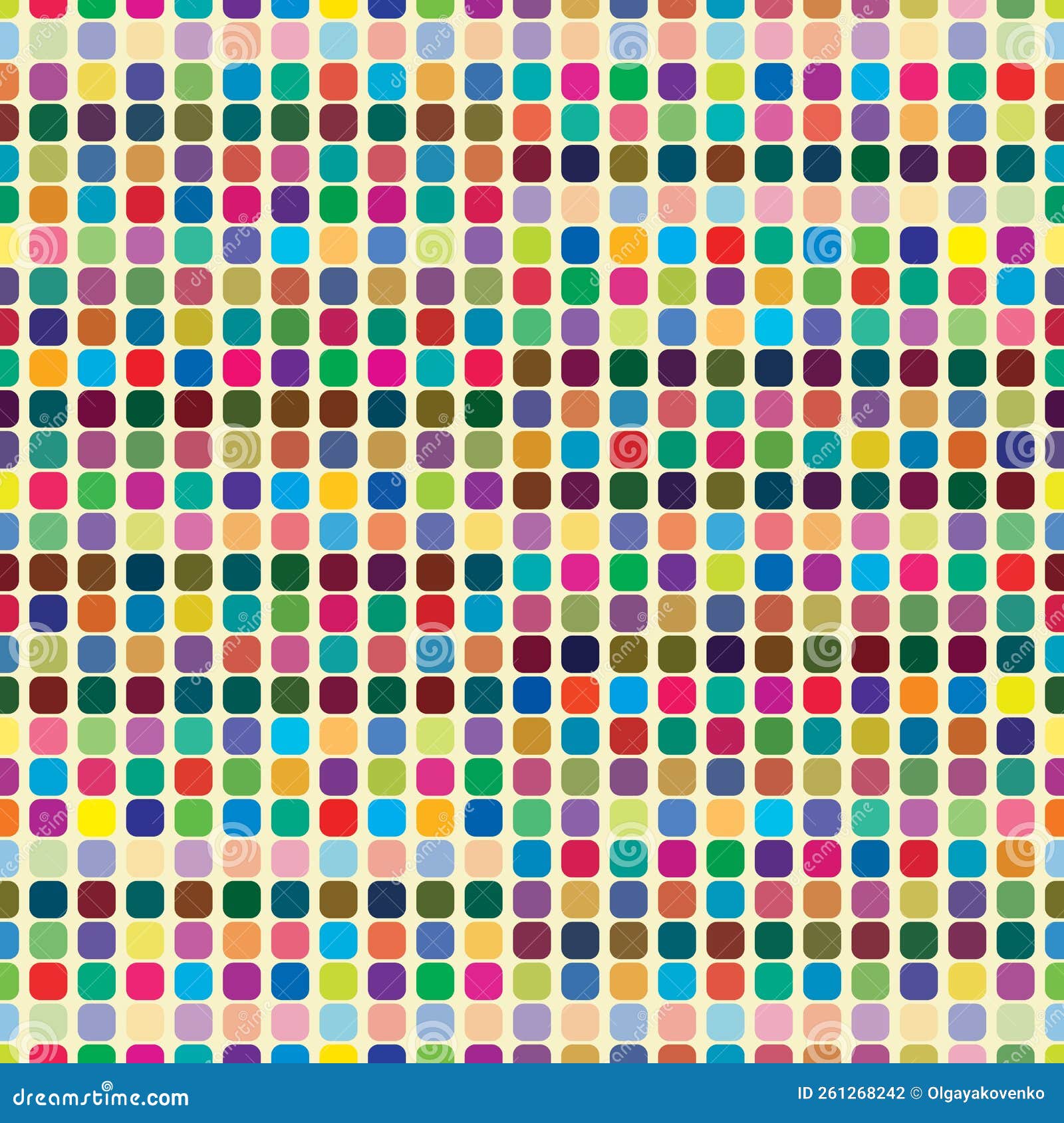 Multicolor Abstract Bright Background with Squares. Elements for Design ...