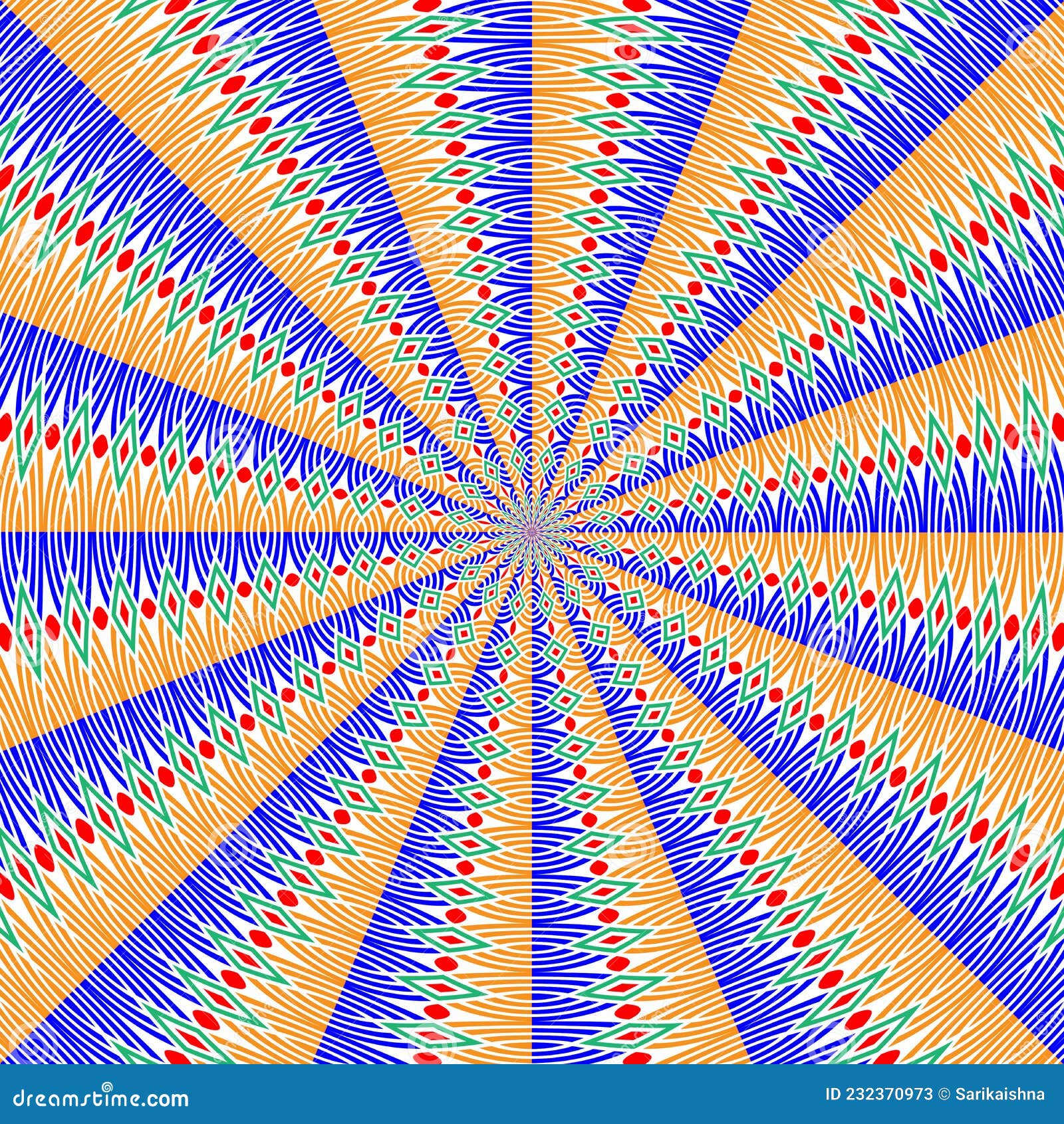 Multicolor Abstract Dynamic Swirl Shape Design Background Stock ...