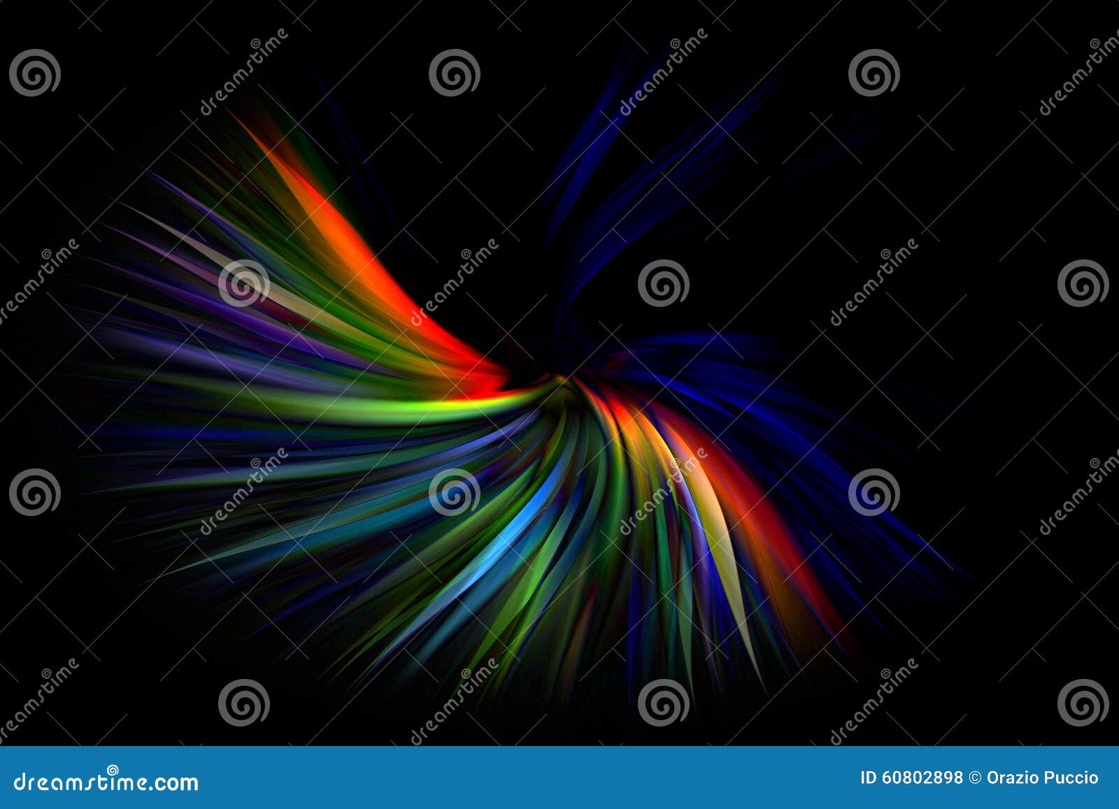 Multicolor Abstract Motion Graphic Background Stock Illustration ...