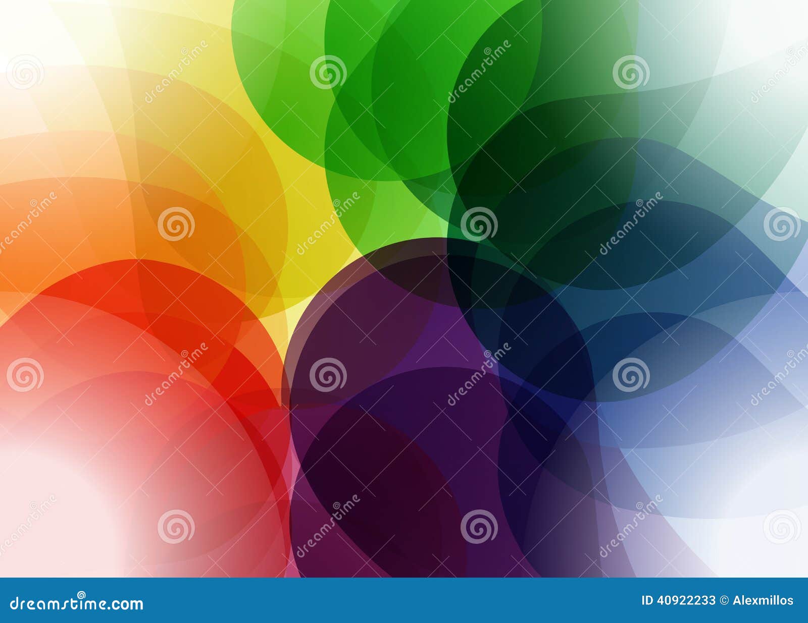 Multicolor Abstract Shapes Graphic Illustration Stock Illustration ...