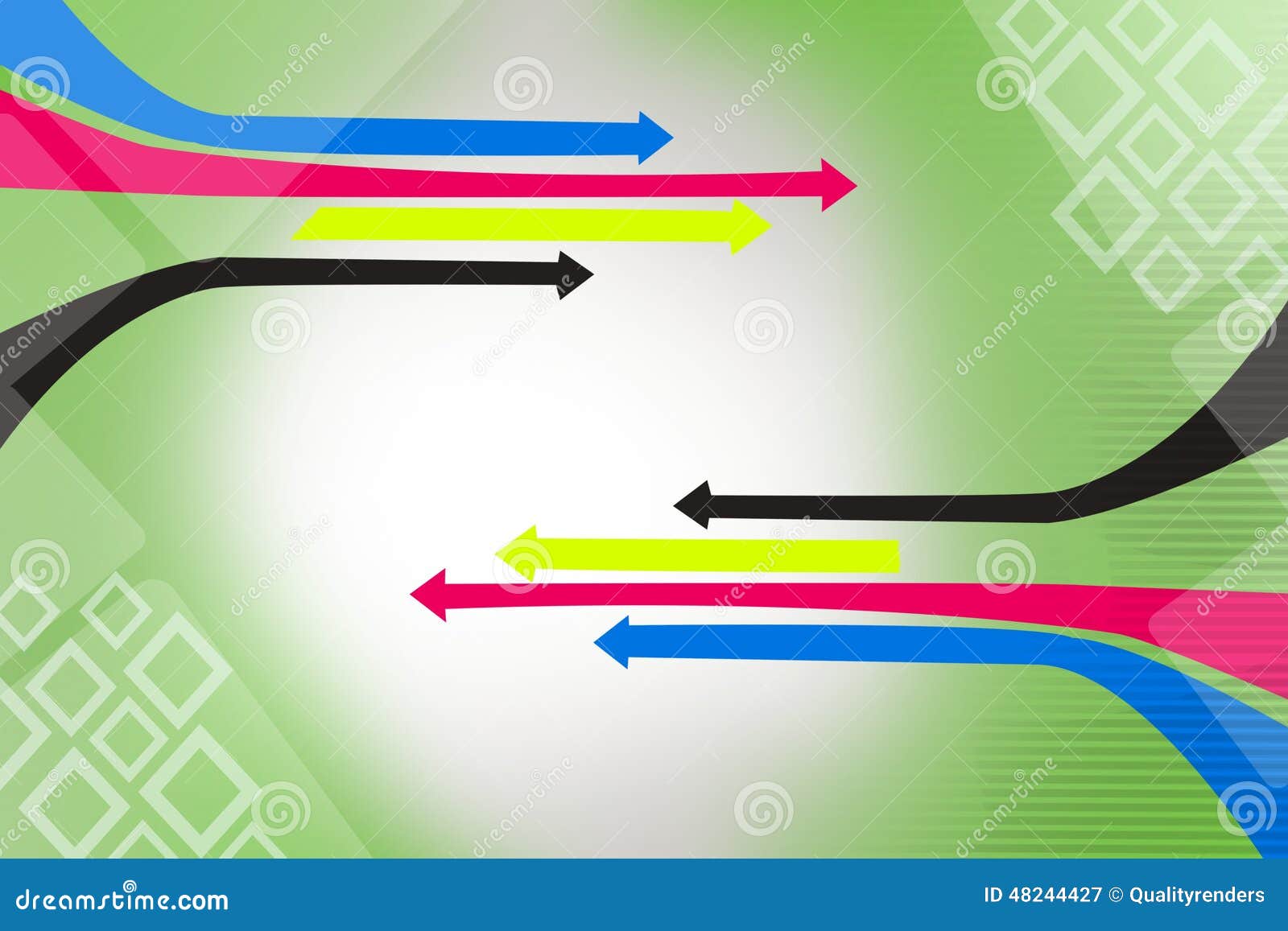 Multicolor Arrow , Abstract Background Stock Illustration ...
