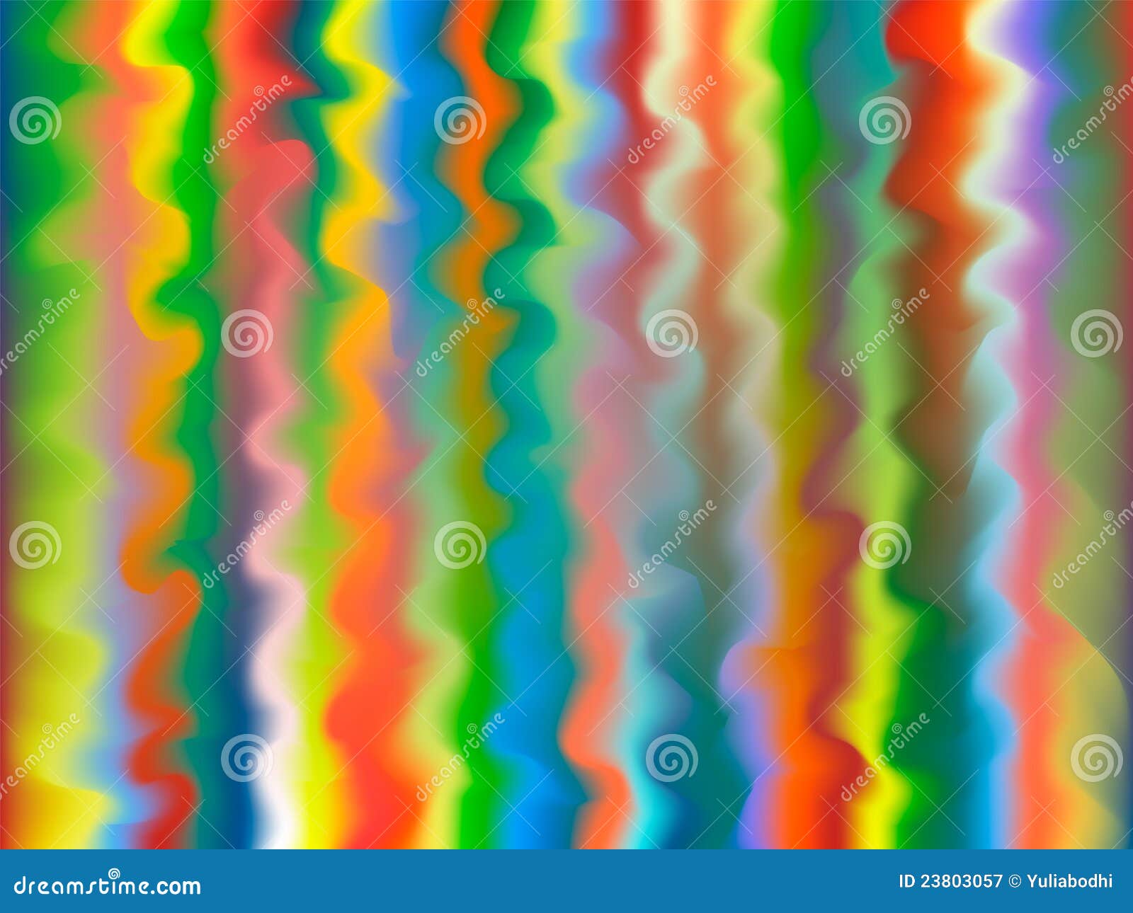 Multicolor Background with Wavy Lines Stock Illustration - Illustration ...