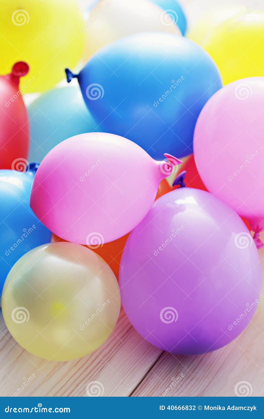 Multicolor balloons stock photo. Image of event, celebrate - 40666832