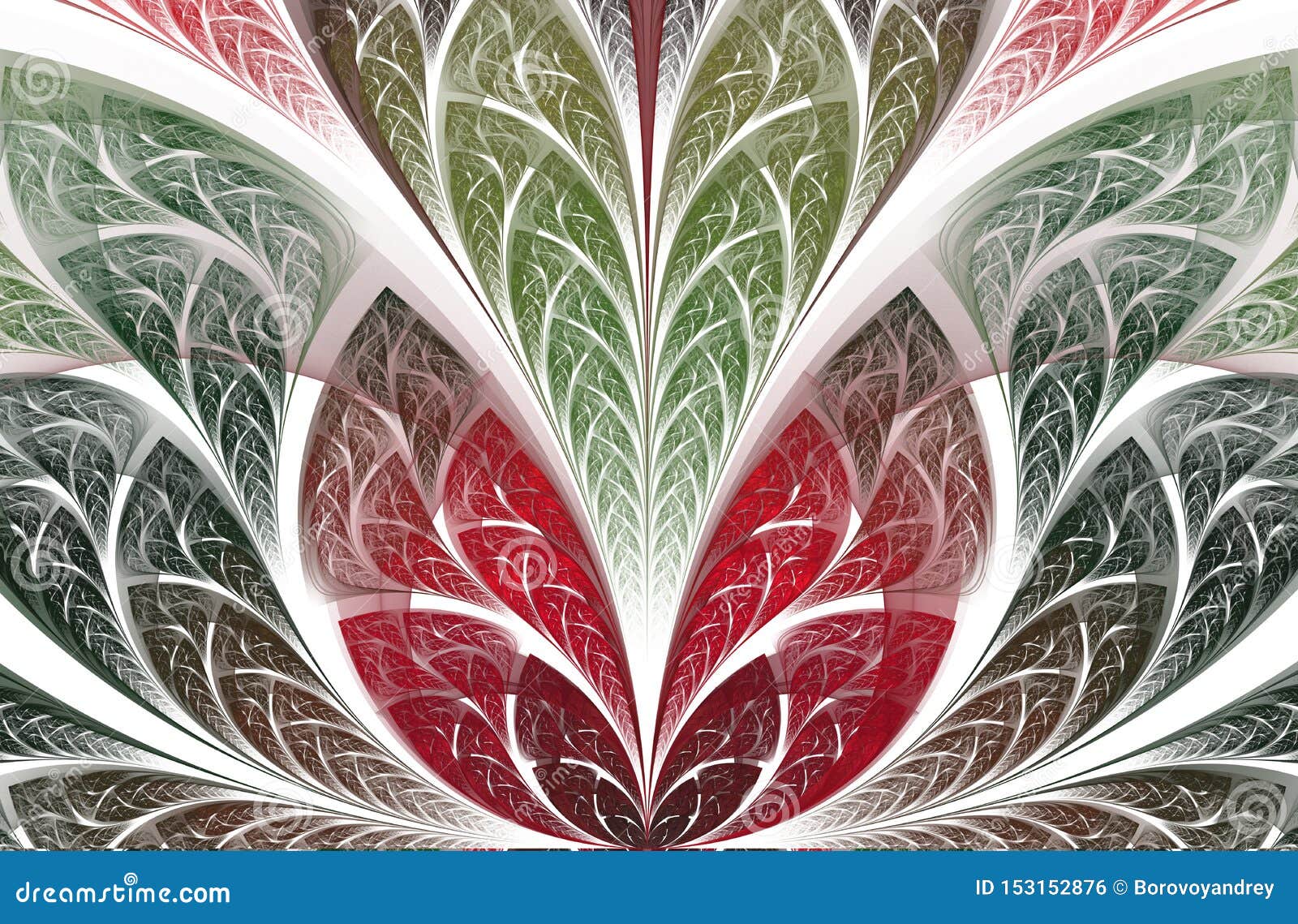Multicolor Beautiful Tree Foliage. Computer Generated Graphics Stock ...