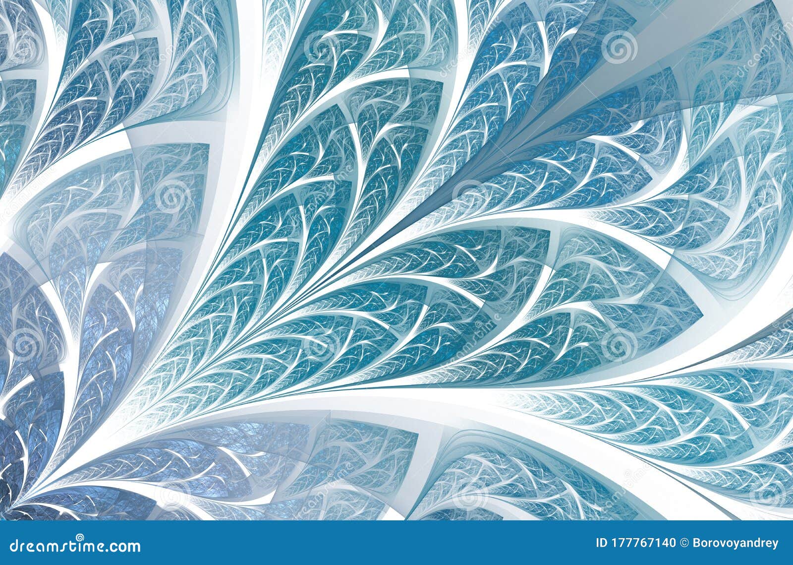 Multicolor Beautiful Tree Foliage. Computer Generated Graphics Stock ...