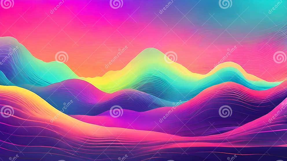 Multicolor Blurred Gradient Background with a Rough Grainy Texture and ...