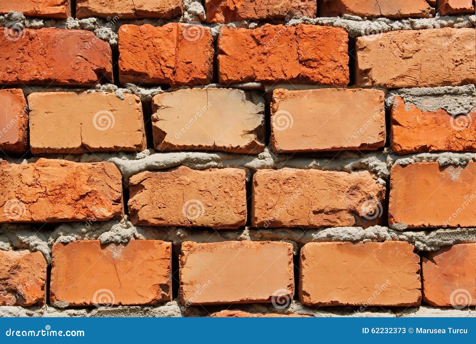 Multicolor brick wall stock image. Image of base, mortar - 62232373