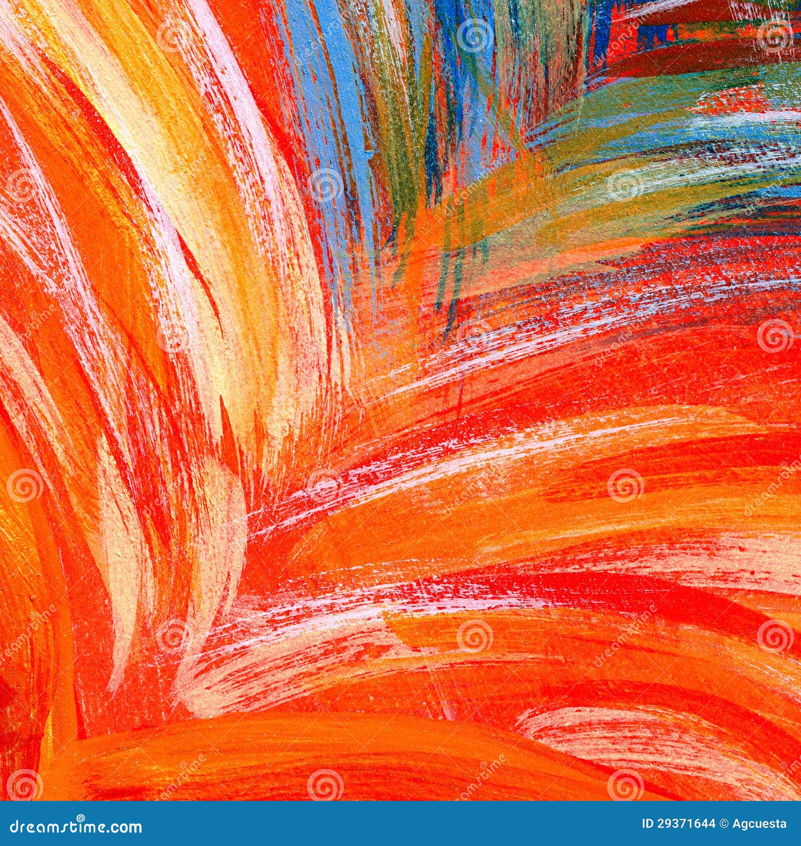 Multicolor Brush Strokes stock illustration. Illustration of pattern ...