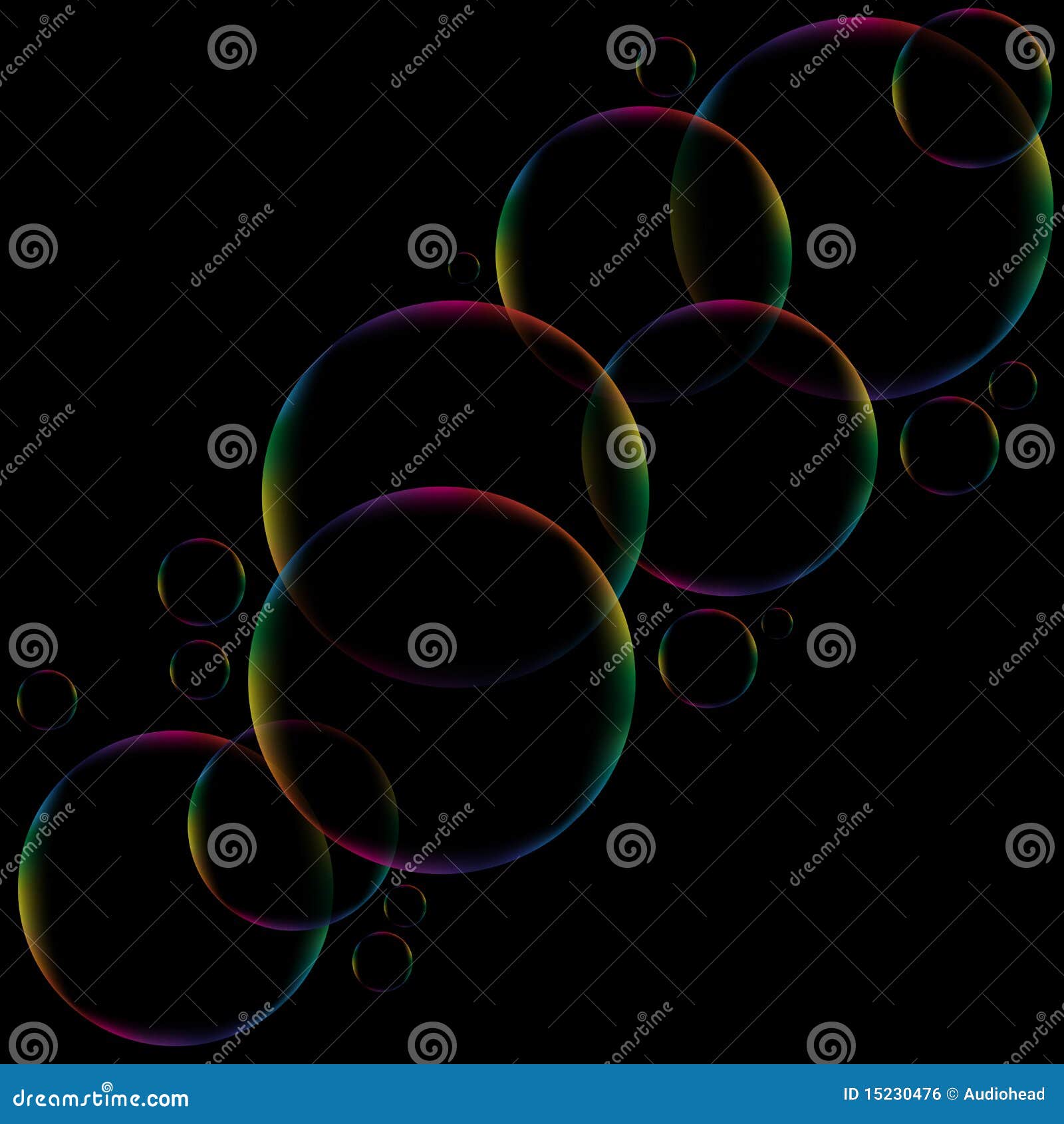 Multicolor Bubbles stock vector. Illustration of bubble - 15230476