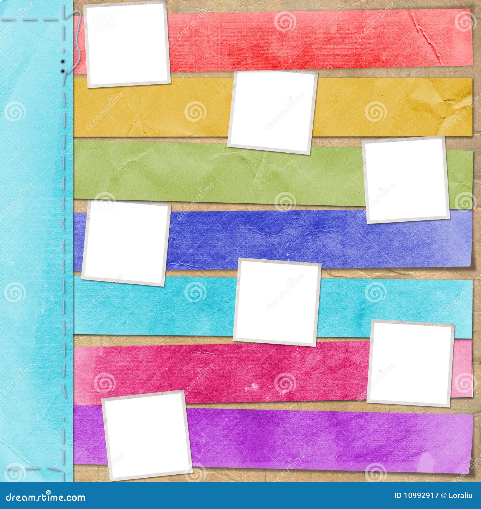 Multicolor Card for Advertisement Stock Illustration - Illustration of ...