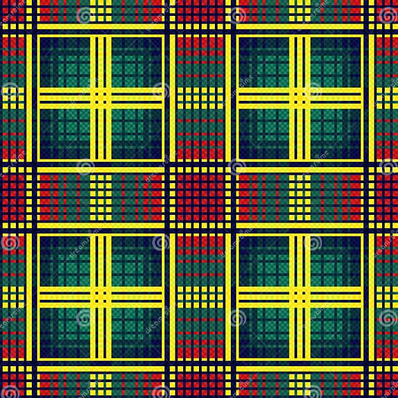 Multicolor Checkered Seamless Pattern Stock Vector - Illustration of ...