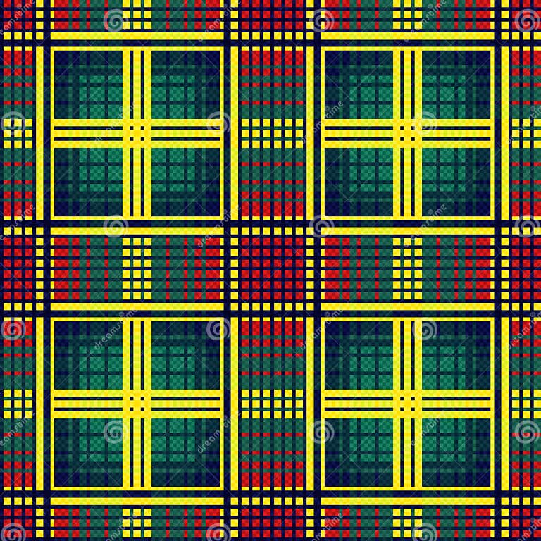 Multicolor Checkered Seamless Pattern Stock Vector - Illustration of ...