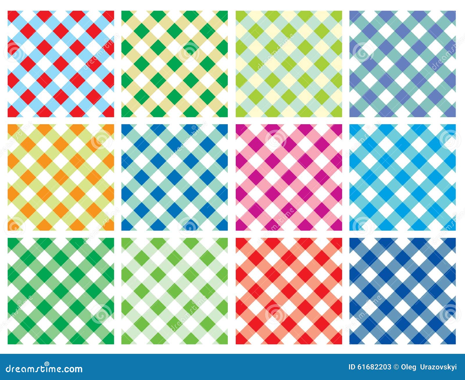 Multicolor Checkered Vector Background Stock Illustration ...