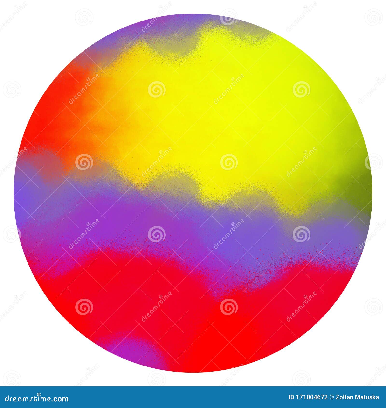 Multicolor Circle,round Shape, Art Abstract Background, Isolated Web ...