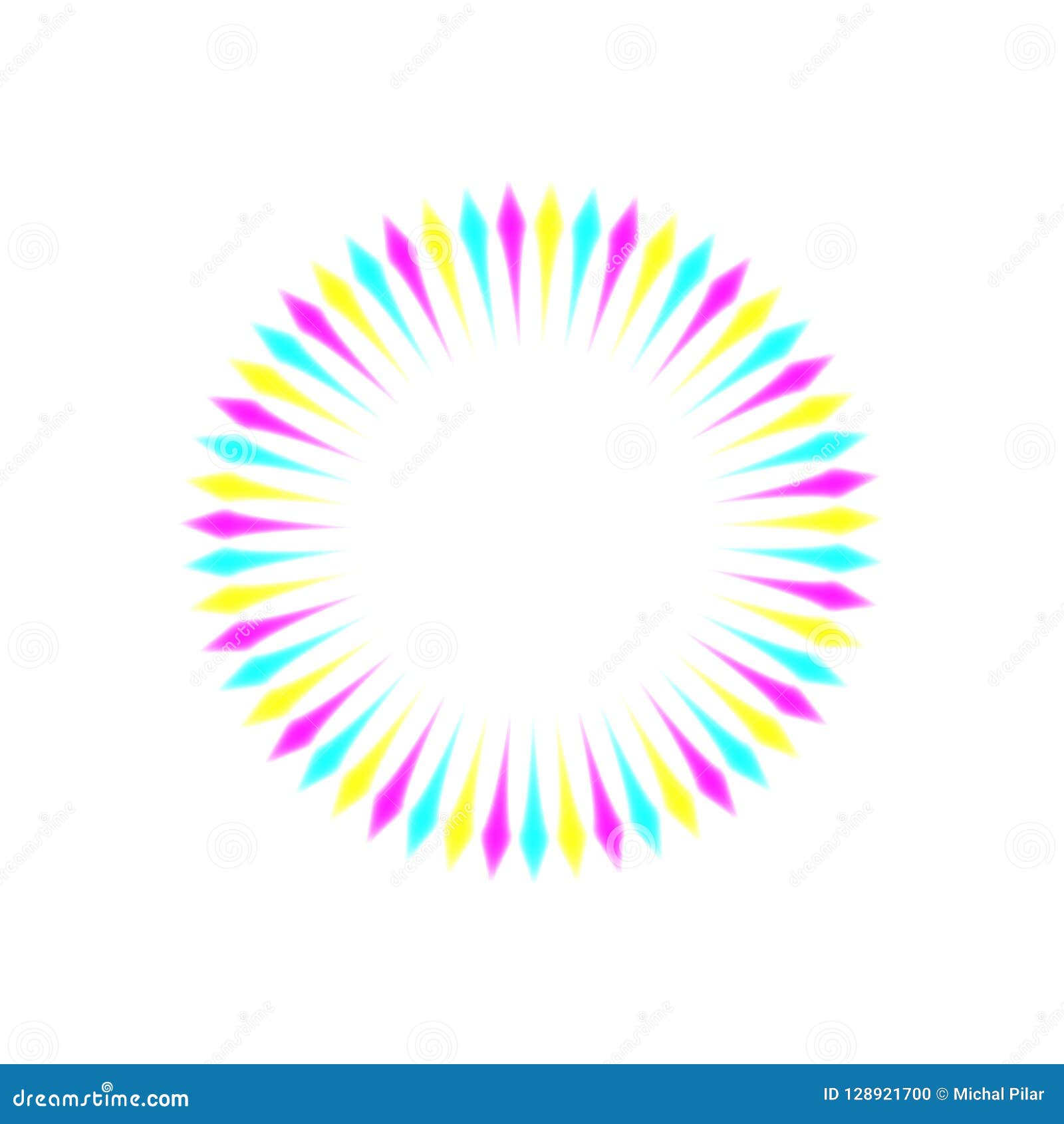 Multicolor Circle Graph. Set Round Schemes With Sectors. Piechart With ...