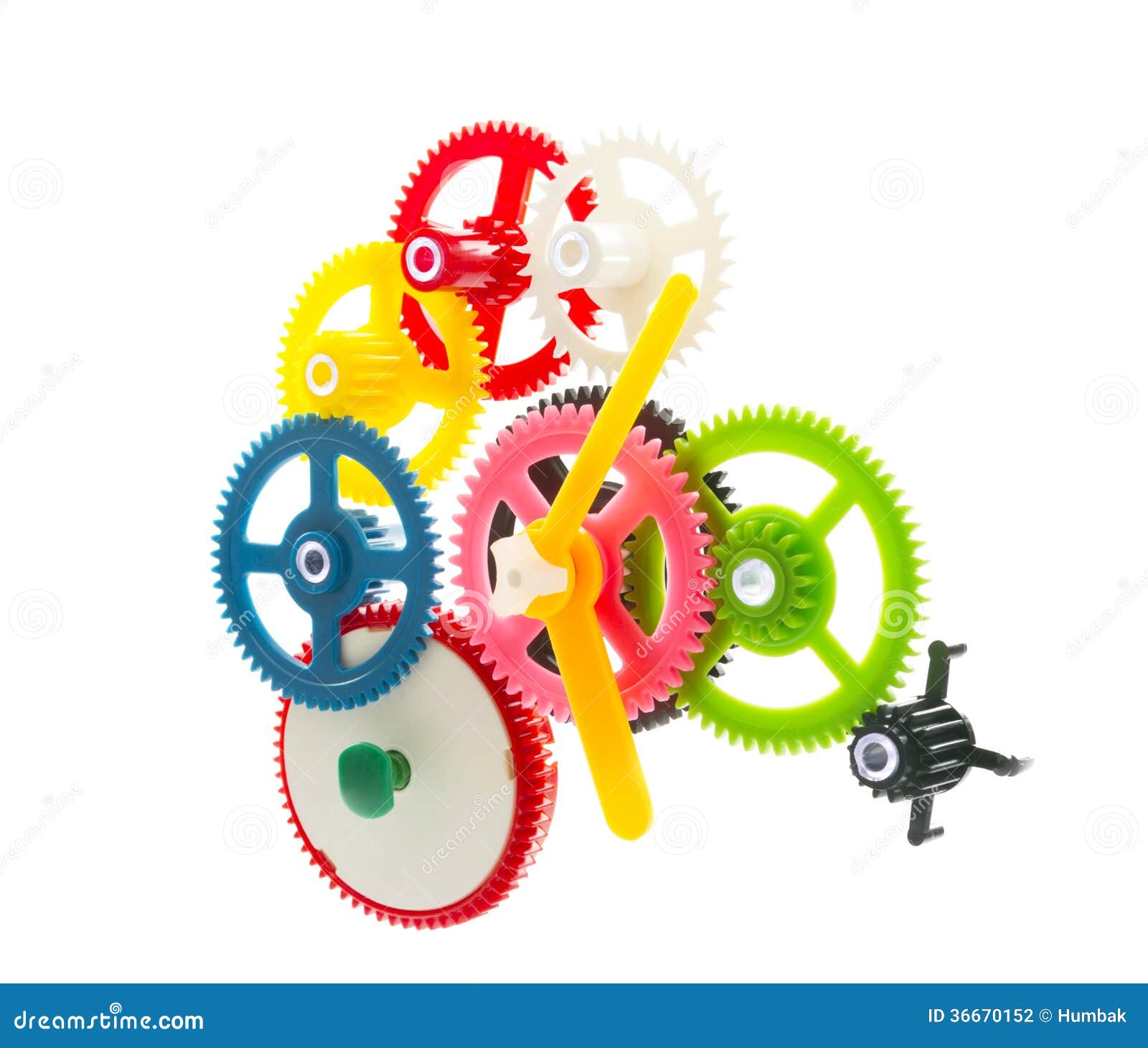 Clockwork Cogs - Old Brass Clock Parts Royalty-Free Stock Photography ...