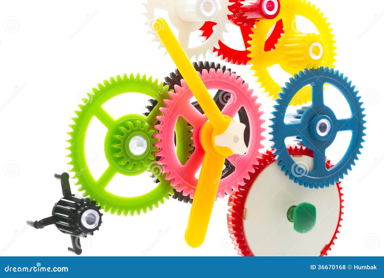 Clockwork Cogs - Old Brass Clock Parts Royalty-Free Stock Photography ...