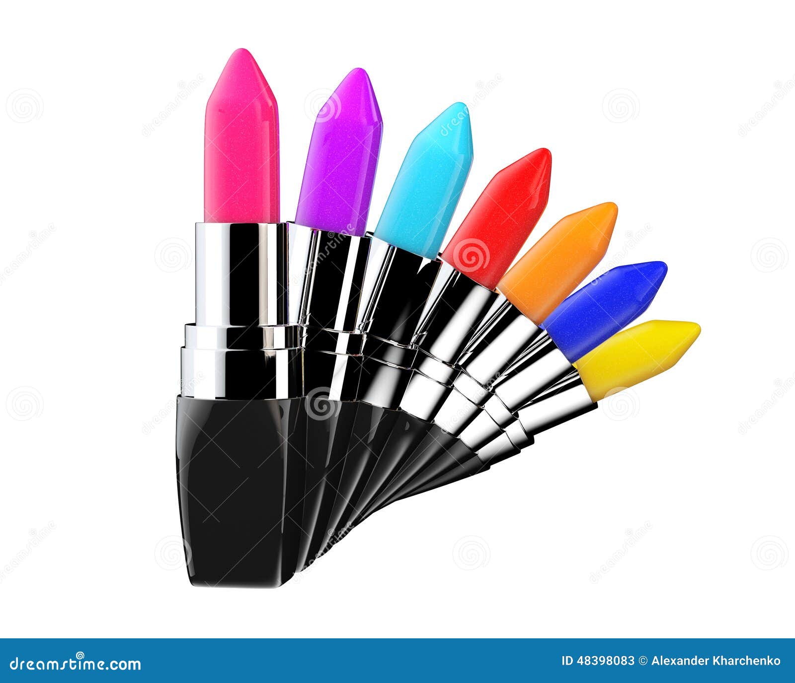 Multicolor Closeup Lipsticks Stock Image - Image of glossy, object ...