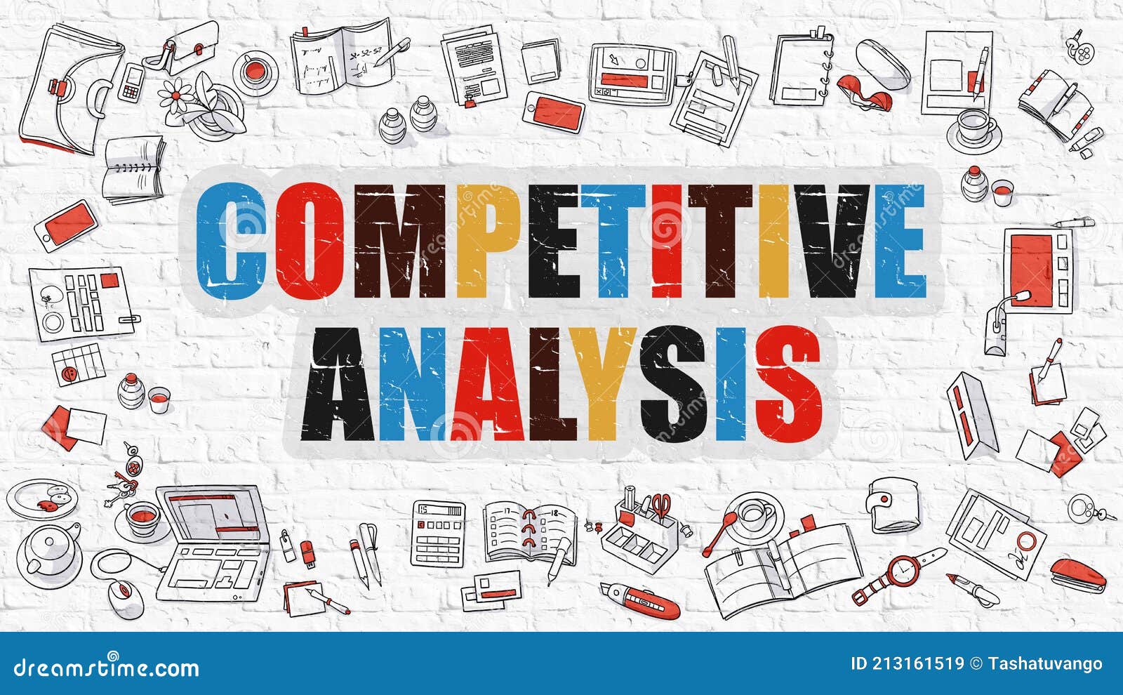 Competitive Analysis Line Icons Collection. Competition, Rivals ...