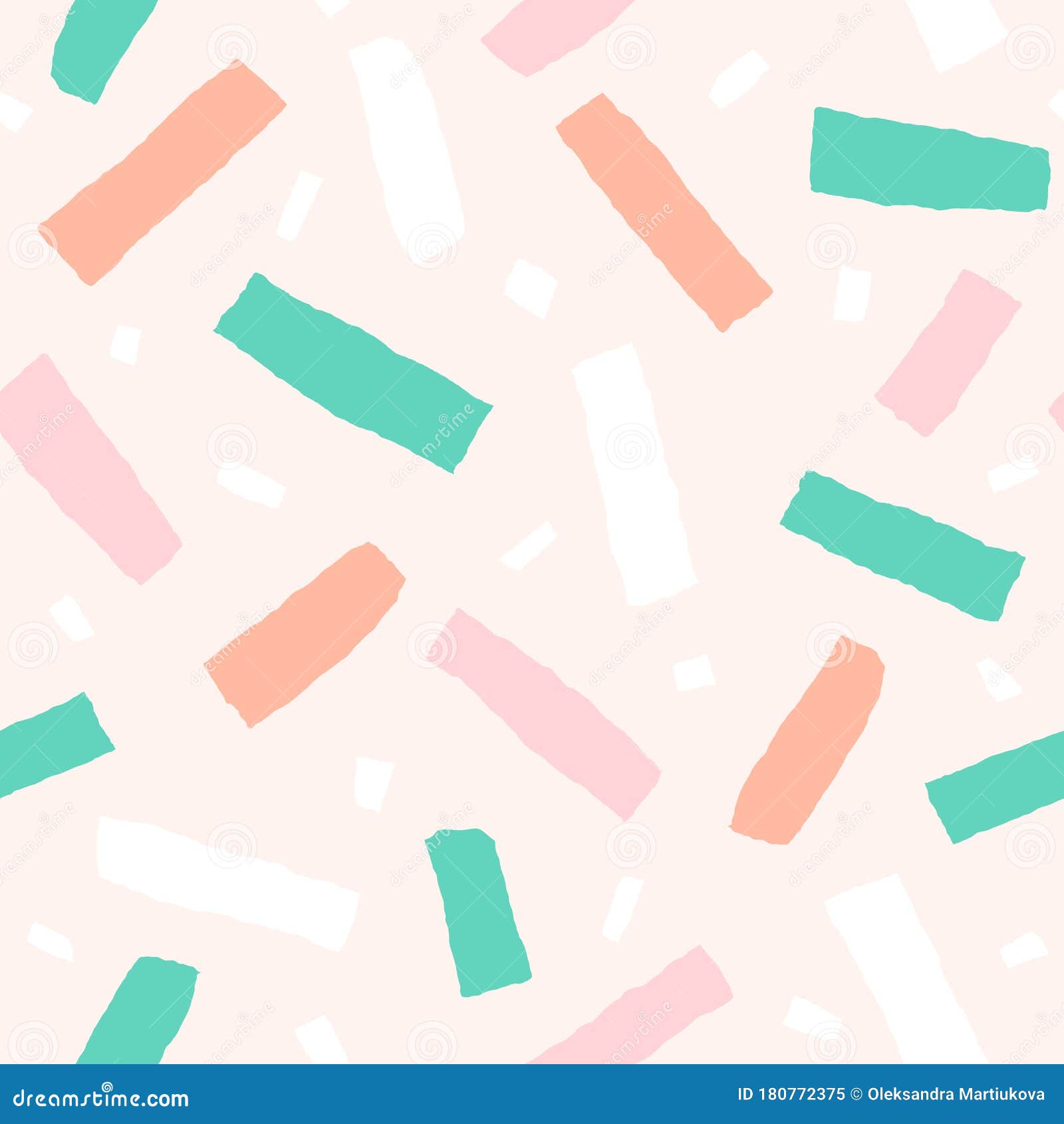 Multicolor Confetti Seamless Pattern. Colorful Abstract Background ...