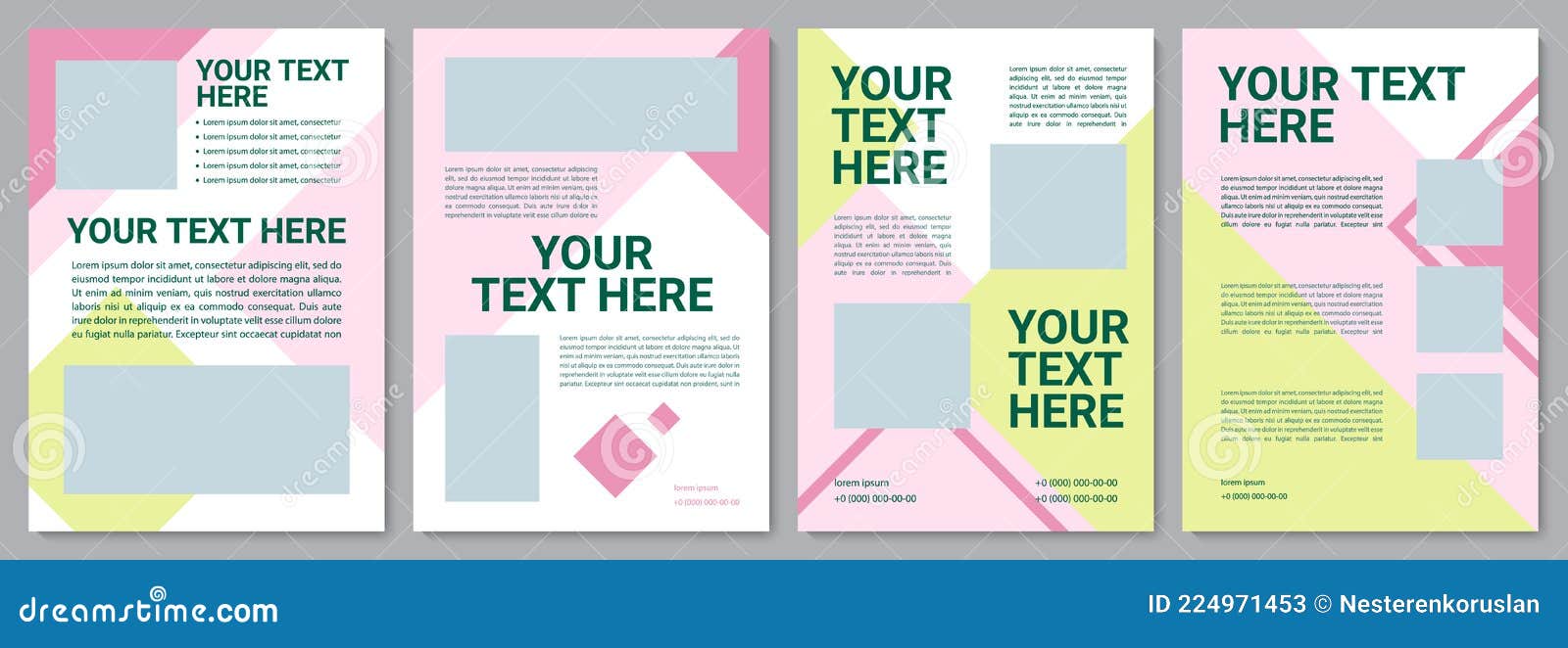 Multicolor Creative Brochure Template Stock Vector - Illustration of ...