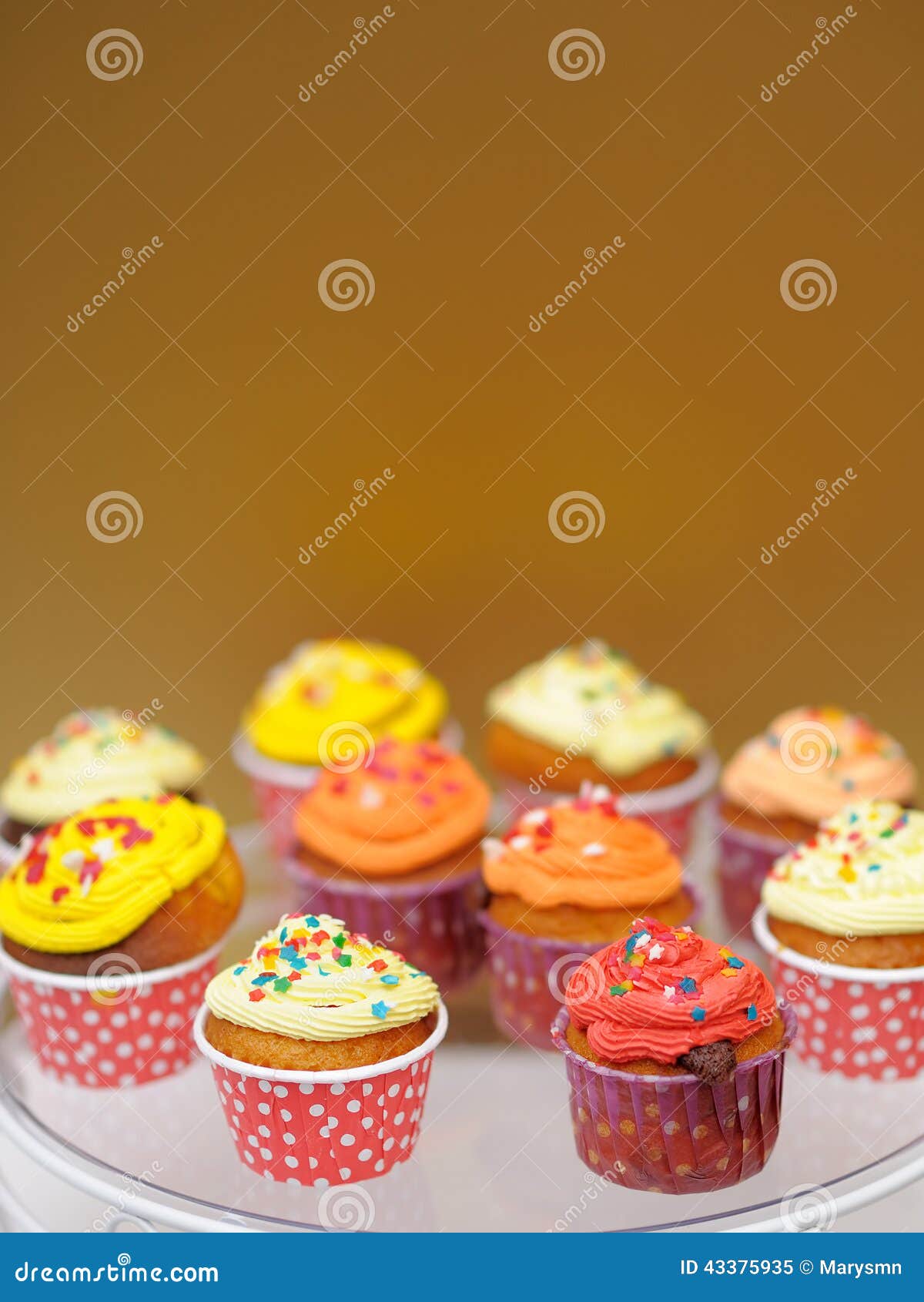 Multicolor cupcakes stock image. Image of event, birthday - 43375935