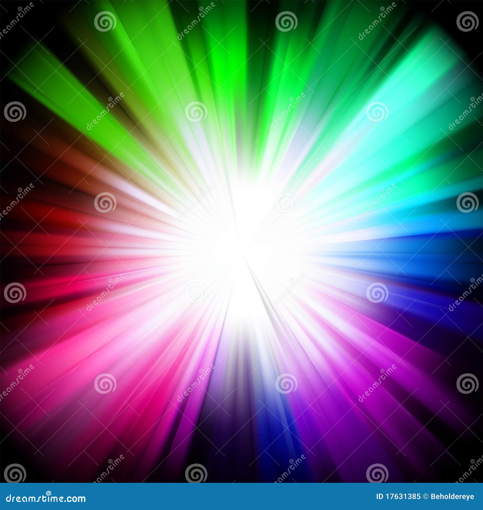 A Multicolor Design with a Burst. EPS 8 Stock Vector - Illustration of ...