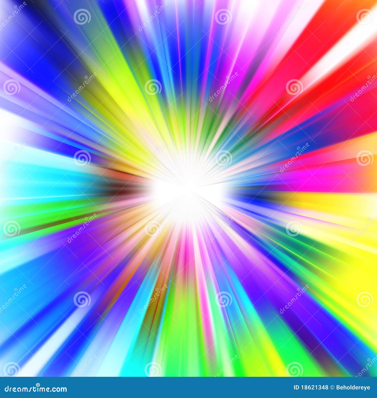 A Multicolor Design with a Burst. EPS 8 Stock Vector - Illustration of ...