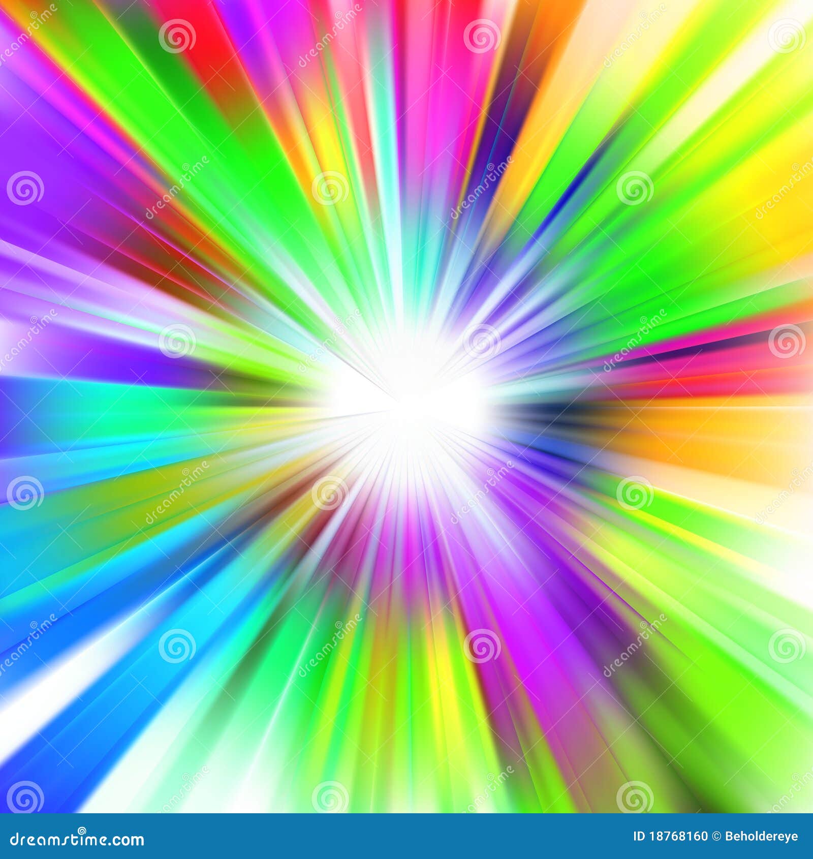 A Multicolor Design with a Burst. EPS 8 Stock Vector - Illustration of ...