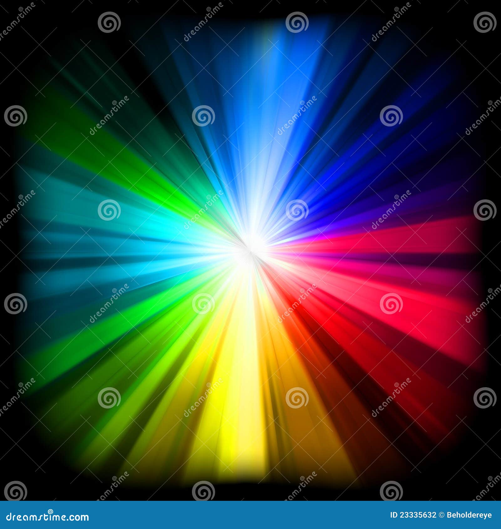 A Multicolor Design with a Burst. EPS 8 Stock Vector - Illustration of ...