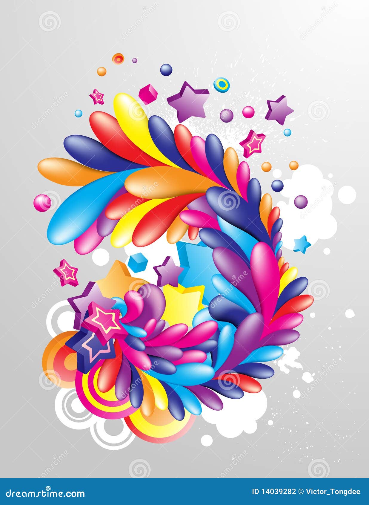 Multicolor_design_element stock illustration. Illustration of element ...