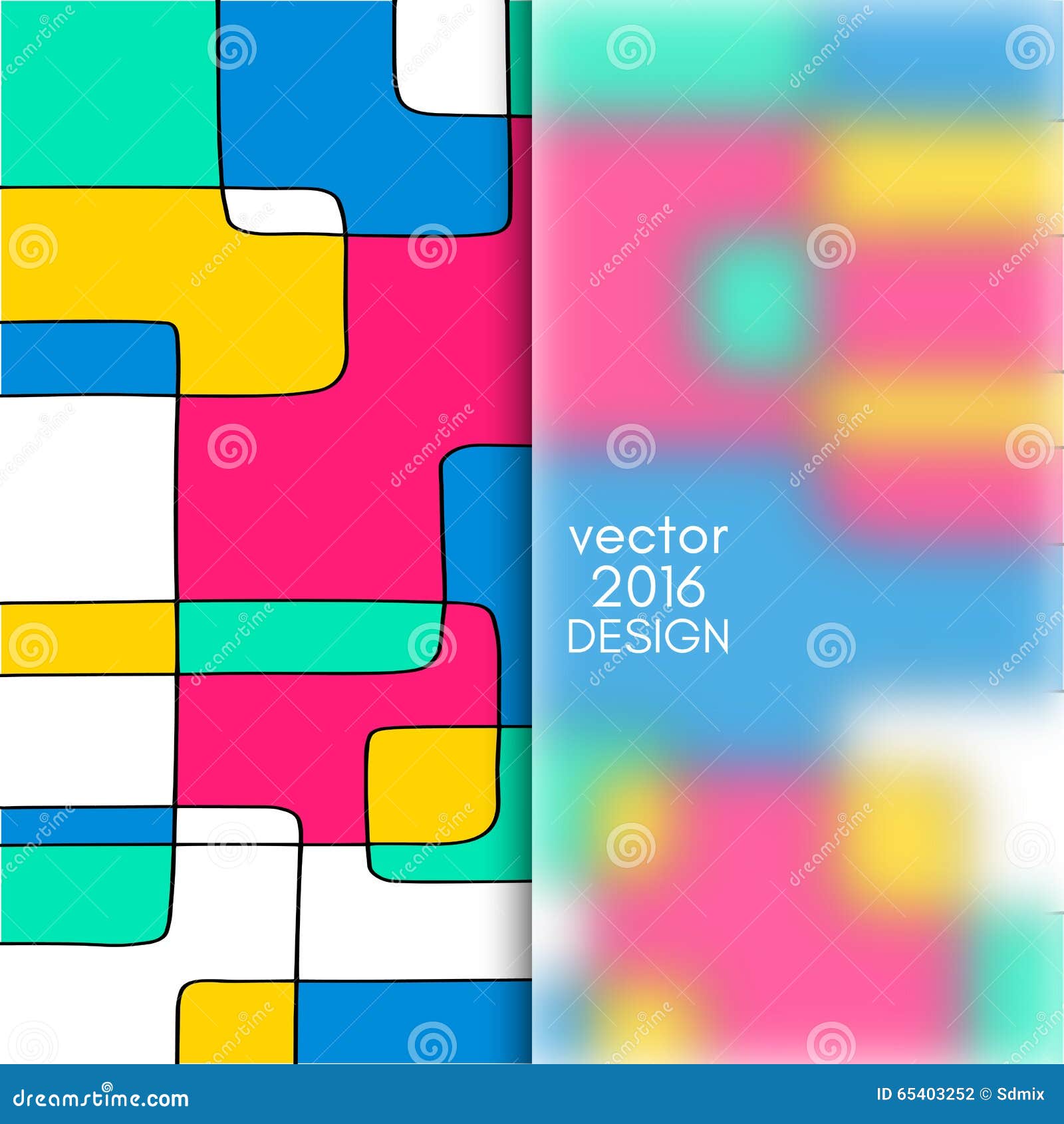 Multicolor Design Templates. Stock Vector - Illustration of blue ...