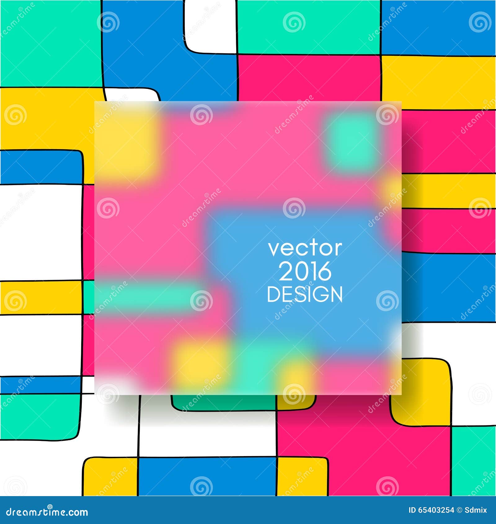 Multicolor Design Templates. Stock Vector - Illustration of geometric ...