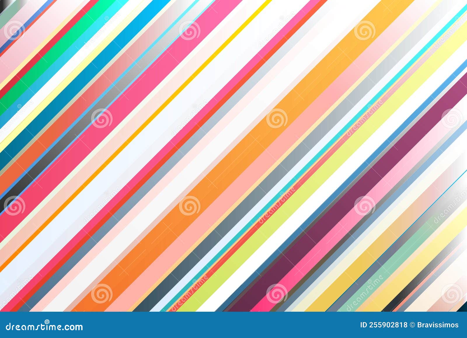 Multicolor Diagonal Stripe Background Line Pattern. Wallpaper Design ...