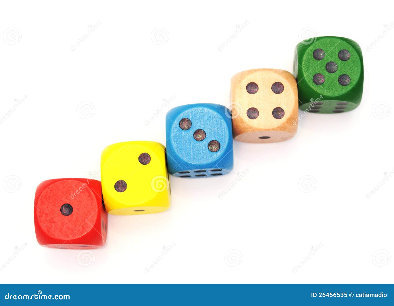 Multicolor dice stock image. Image of colorful, toys - 26456535