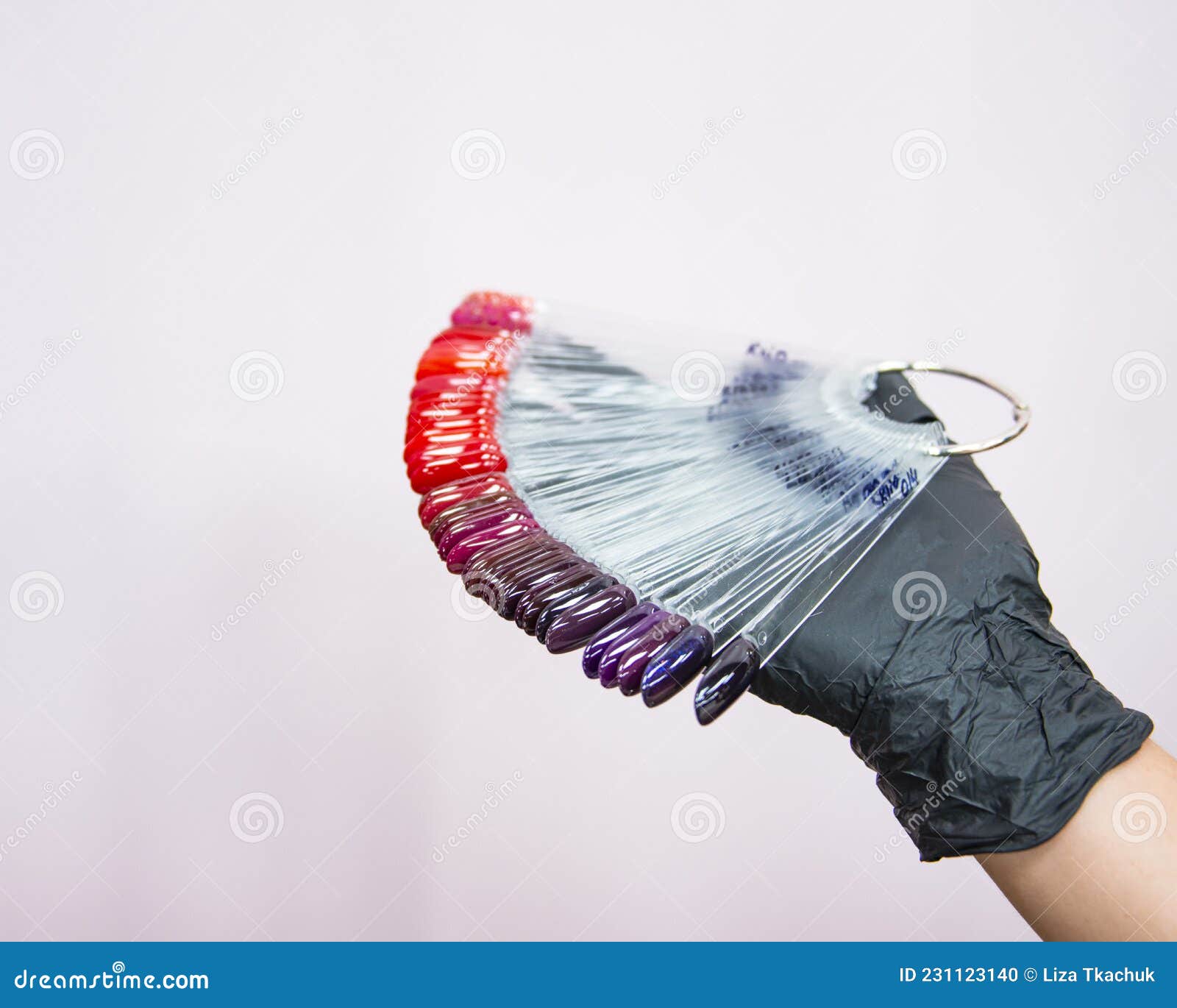 Multicolor Different Palette Gel Varnishes Examples for Manicure in ...