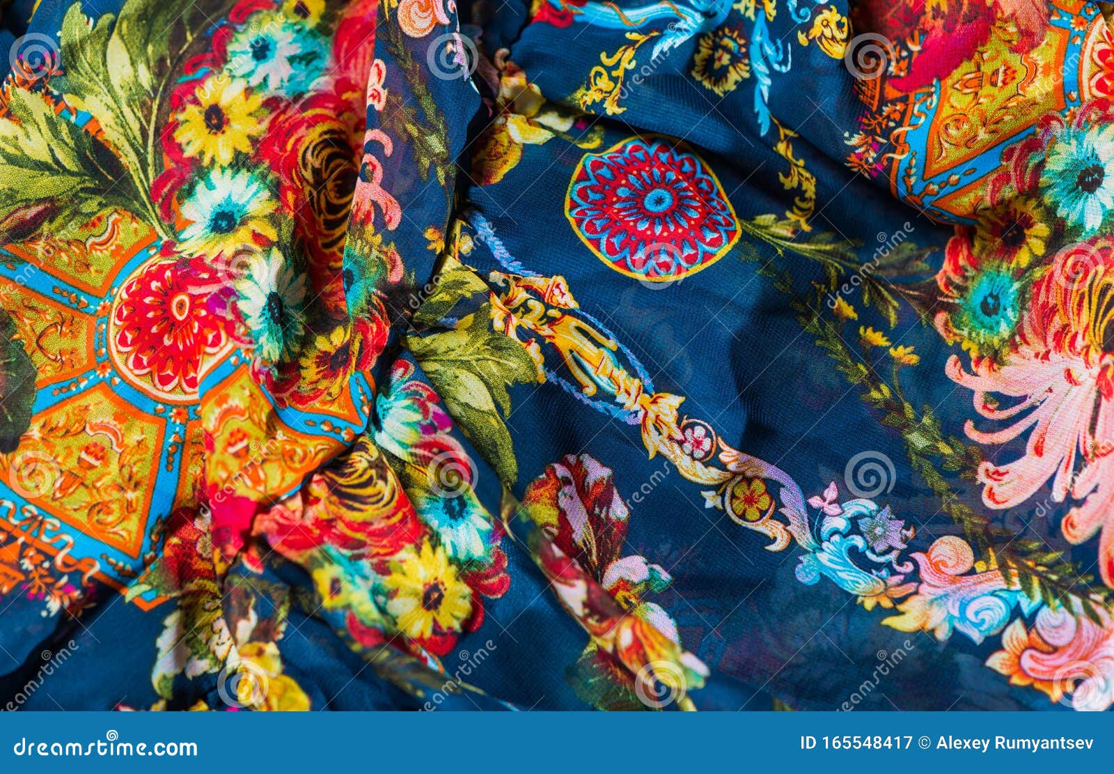 Multicolor fabric texture stock image. Image of luxury - 165548417