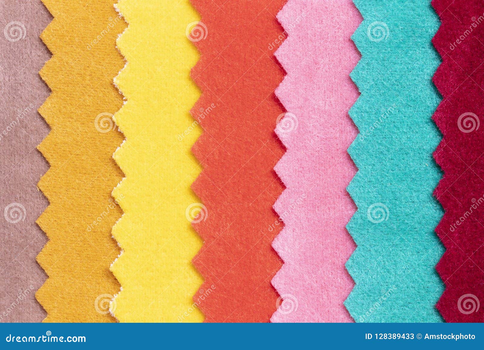 Multicolor of Felt Fabric Background Stock Image - Image of decorative ...