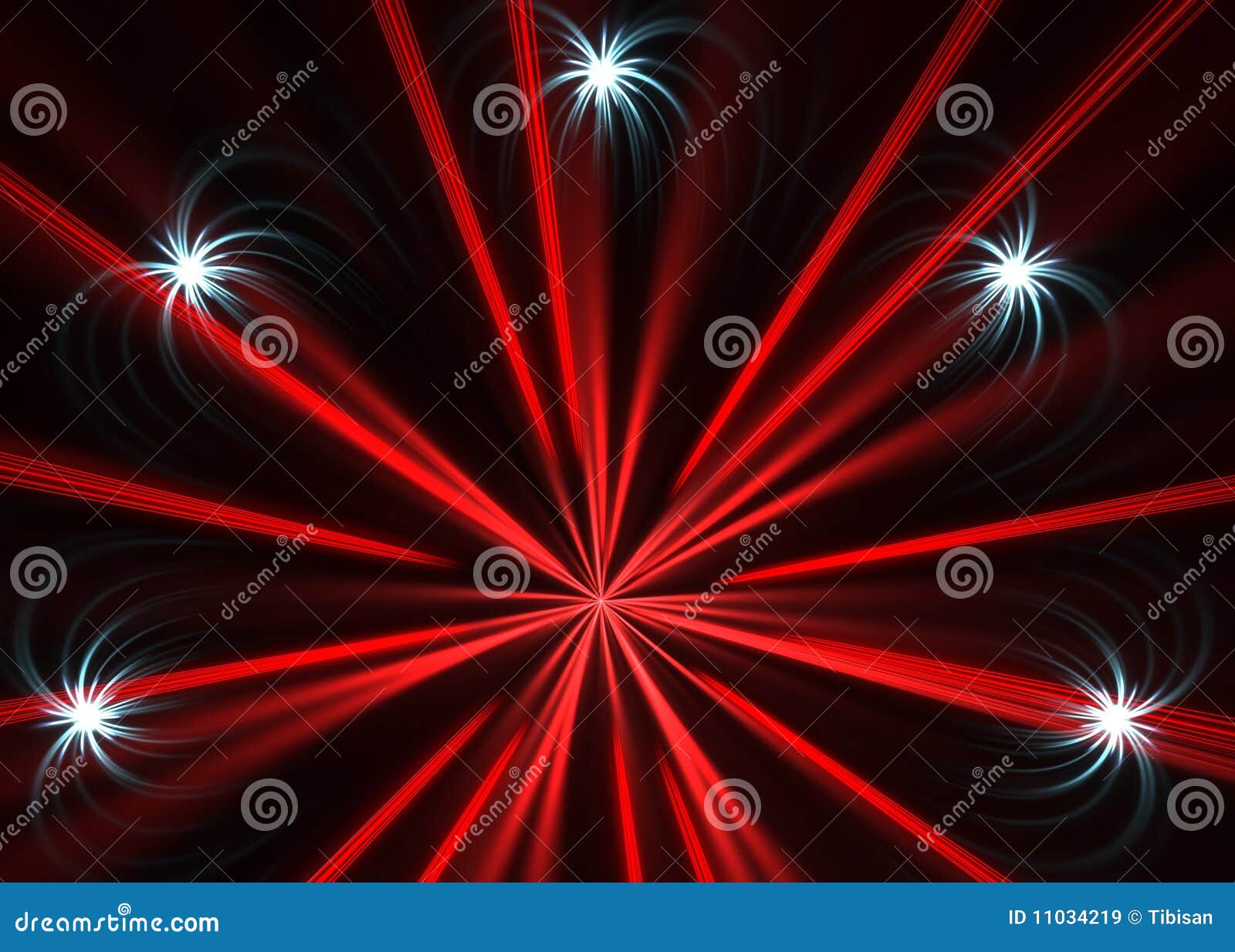 Multicolor Fireworks Explosion Stock Illustration - Illustration of ...