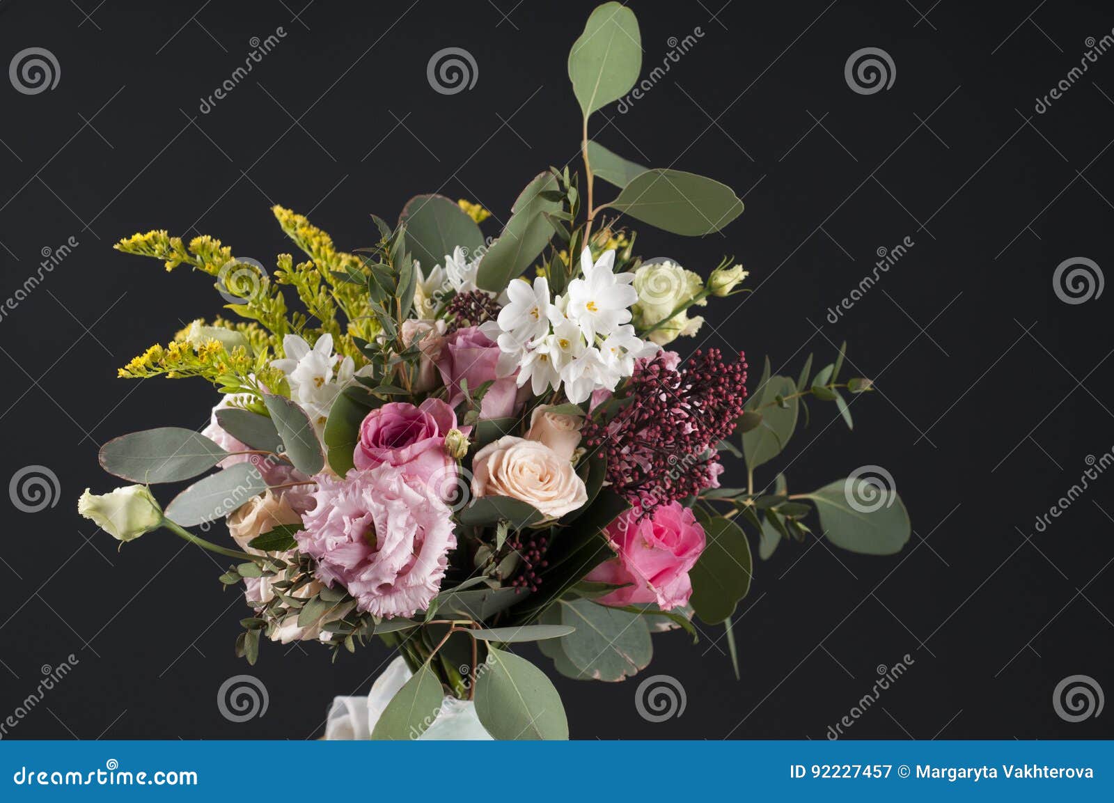 Multicolor flower bouquet stock image. Image of beauty - 92227457