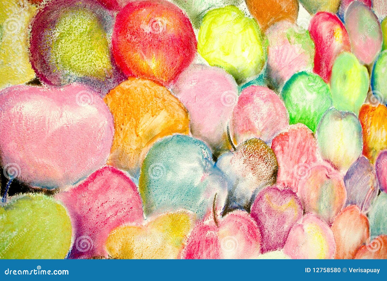 Multicolor fruit stock photo. Image of pastel, bangkok - 12758580