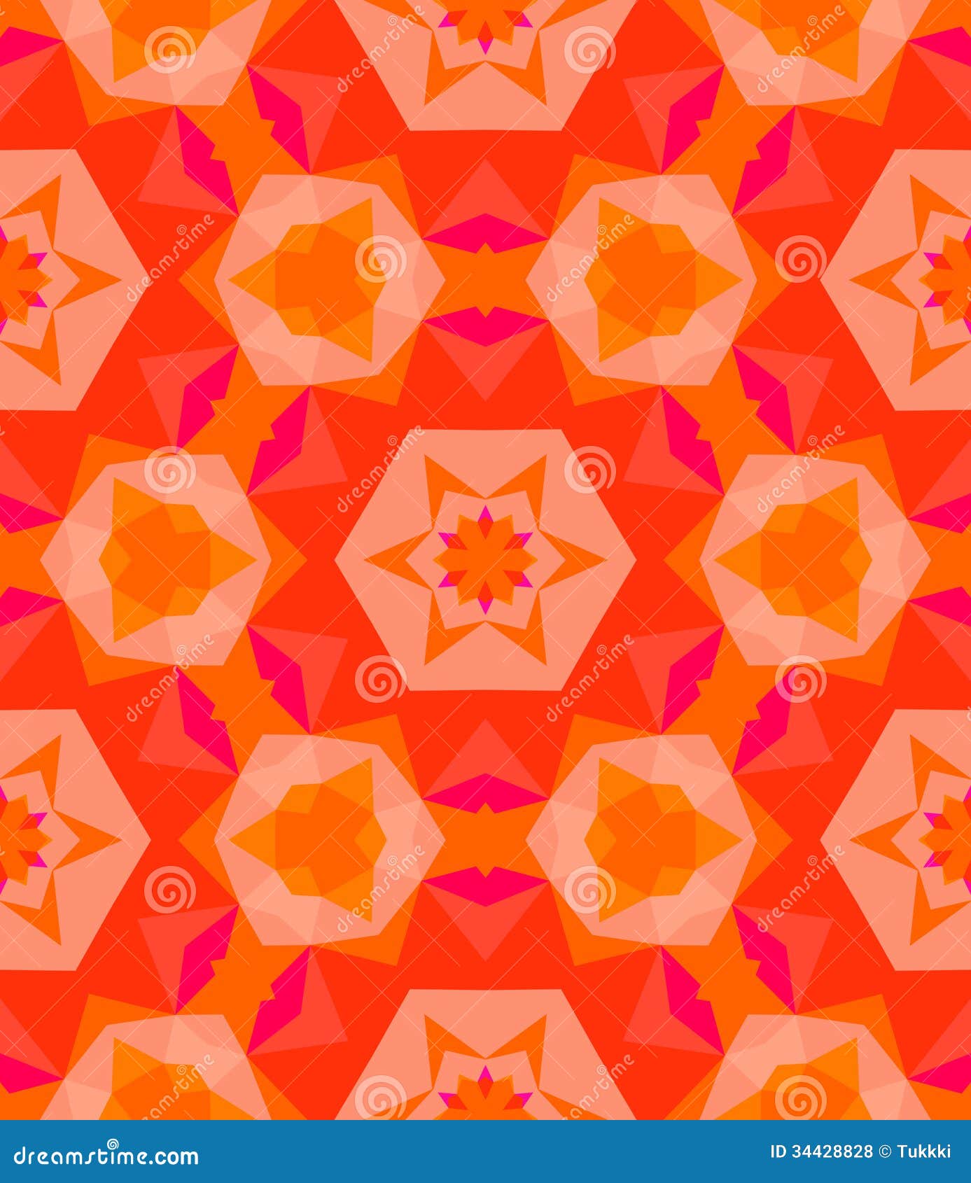 Multicolor Geometric Pattern in Bright Color. Stock Vector ...