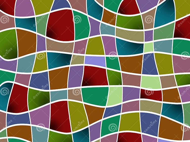 Multicolor Geometric Pattern Design Irregular Squares Stock ...