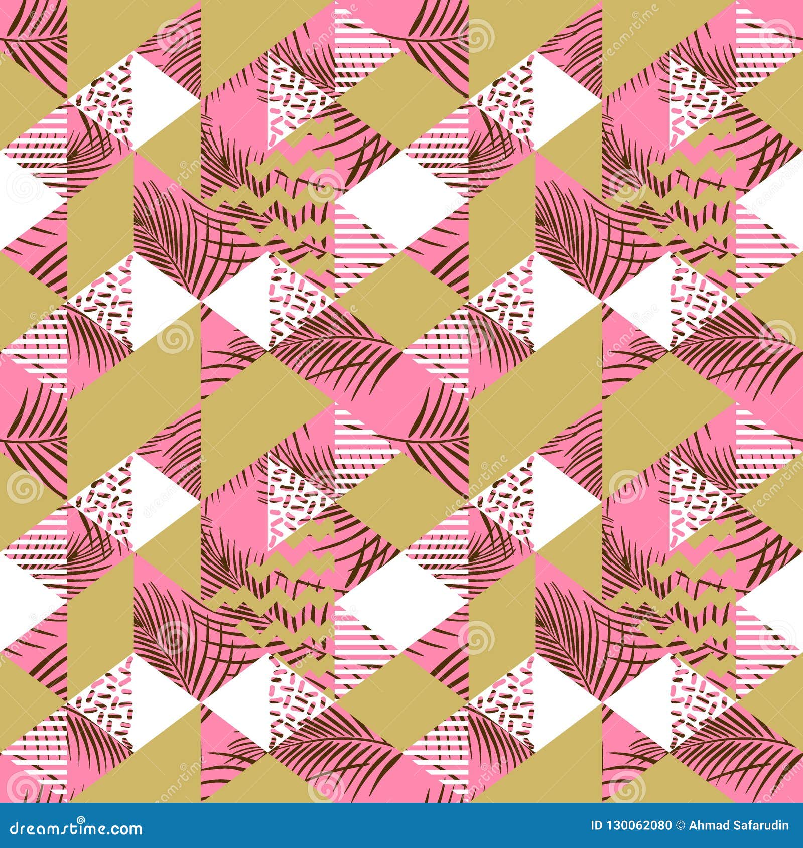 Multicolor Geometric Triangle with Pastel Color Patten Stock Vector ...