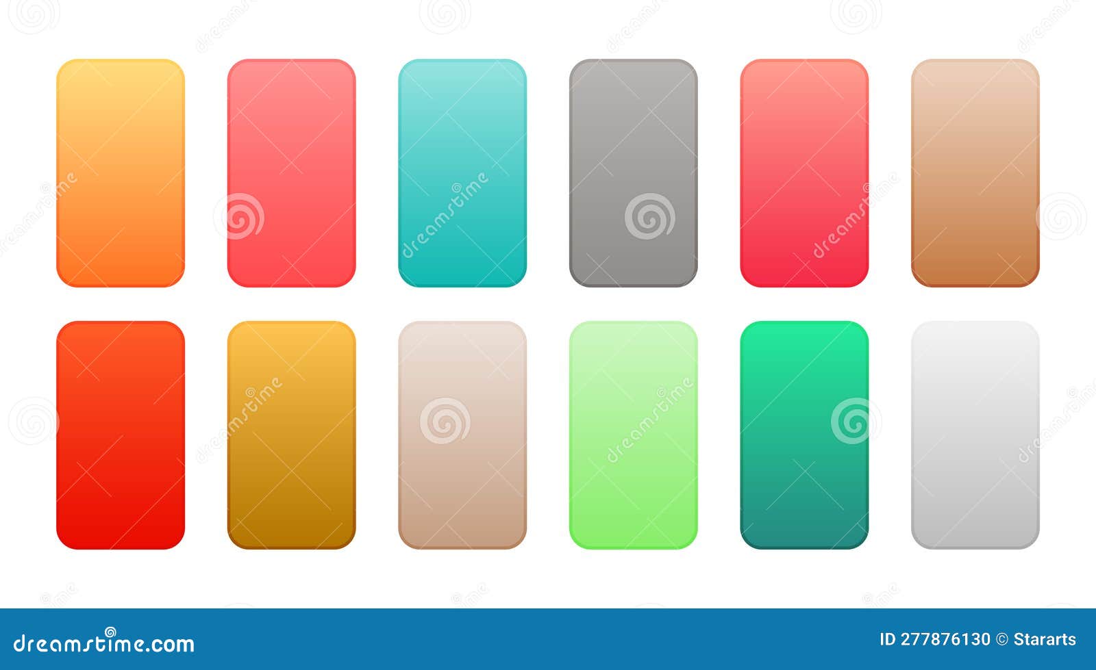 Multicolor Gradient Textures for Web or App Presentations Stock Vector ...