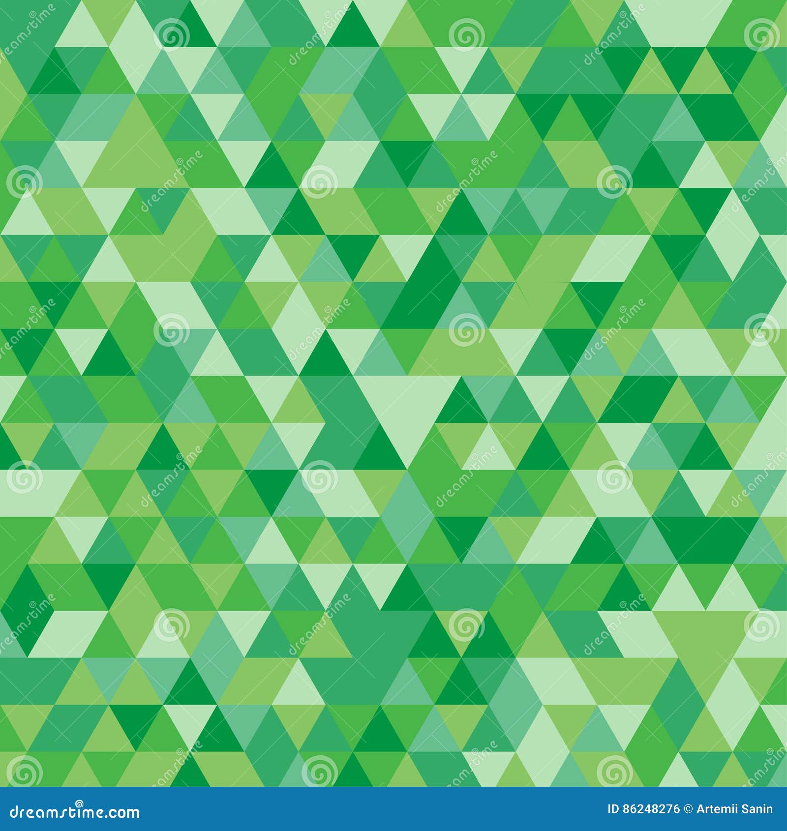 Multicolor Green Geometric Triangular Illustration Graphic Background ...